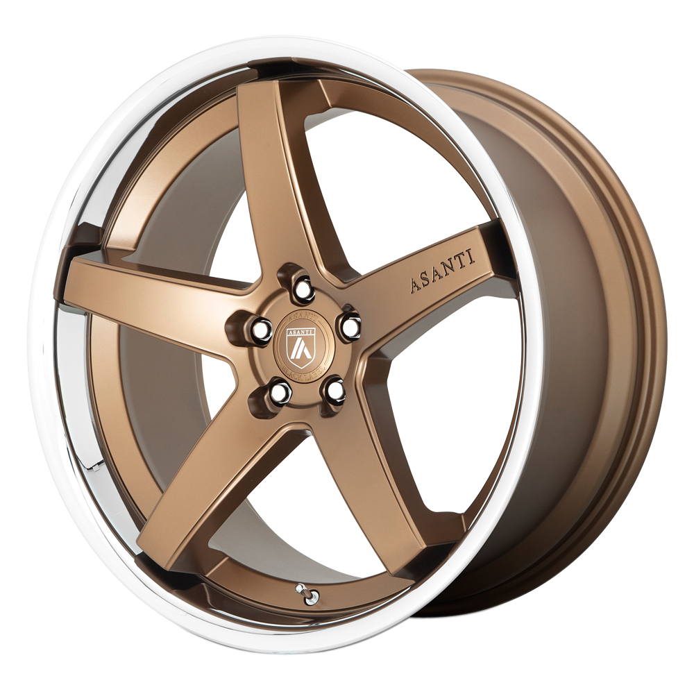 Asanti Wheels ABL-31 Regal - Satin Bronze W/ Chrome Lip Rim Wheel Size ...