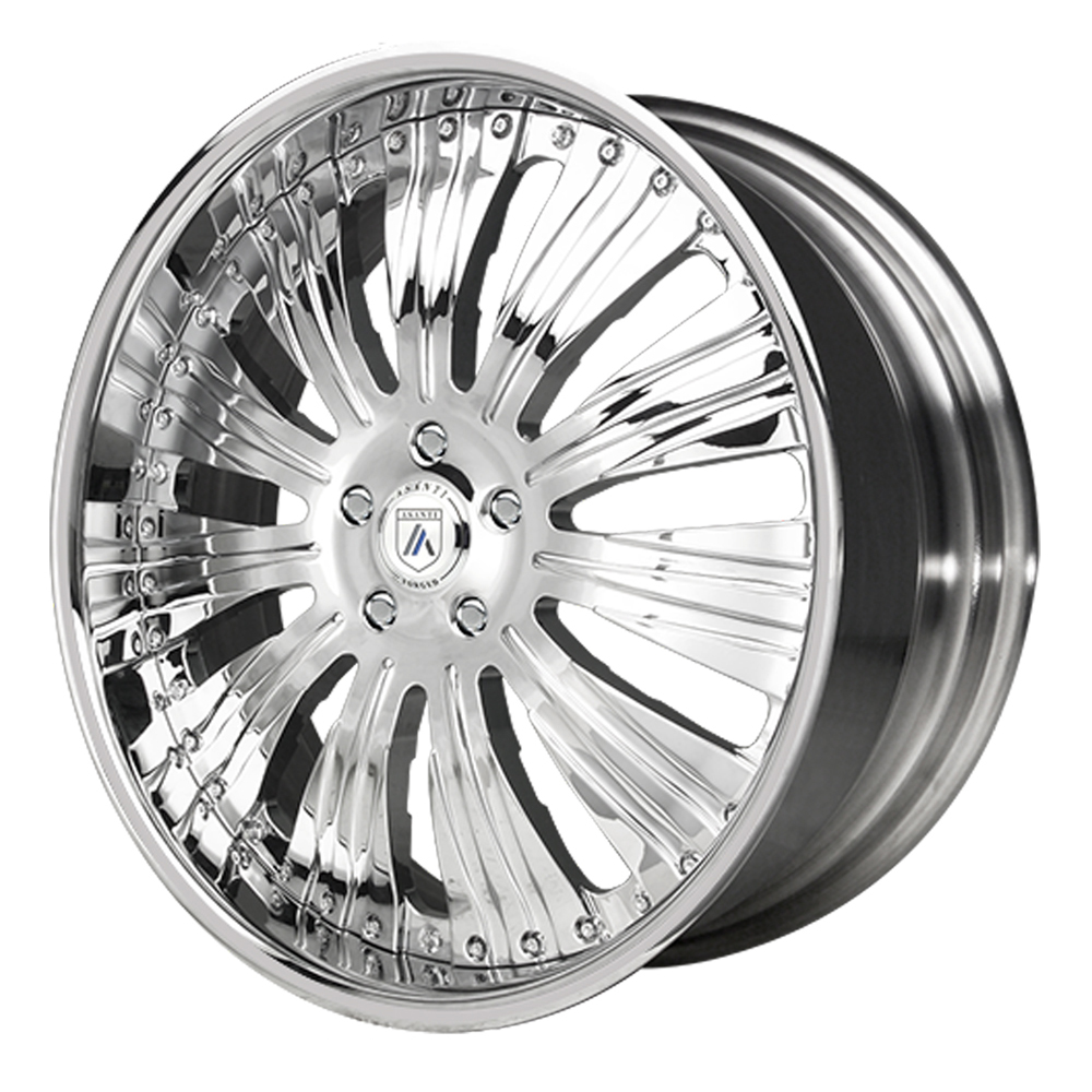 Asanti Wheels AF136 - Custom Finishes Rim - Performance Plus Tire