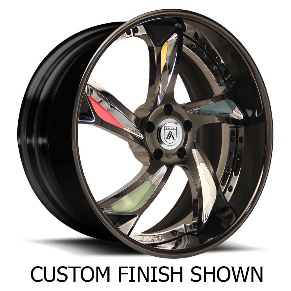 Asanti Wheels DA181 - Custom Finishes Rim - Performance Plus Tire