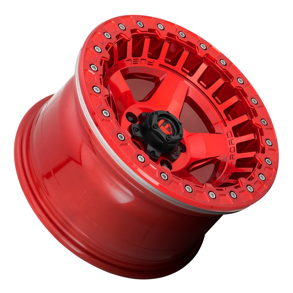 Fuel Wheels D117 Warp - Candy Red Rim Wheel Size 17x9 - Performance ...
