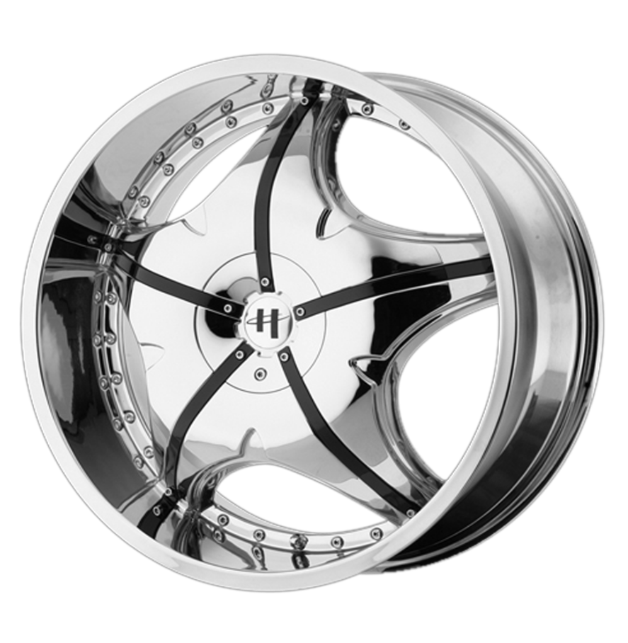 Helo Wheels HE846 - Chrome w/Gloss Black Accents Rim - Performance Plus ...
