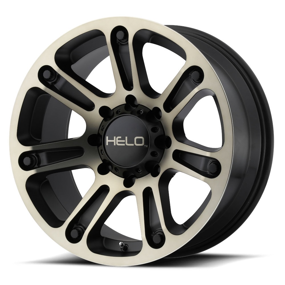 Helo Wheels HE904 - Satin Black Machined With Dark Tinted Clear Rim ...