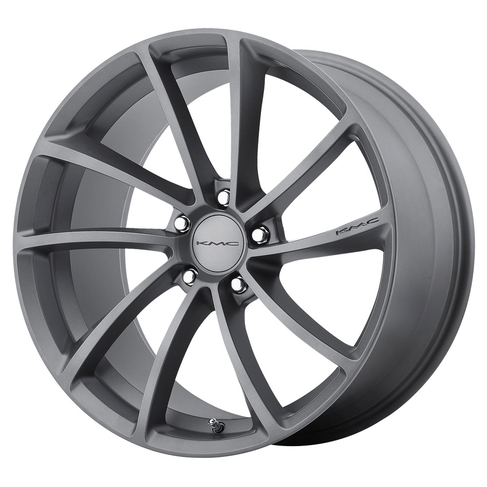 KMC Wheels KM691 Spin - Gunmetal Rim Wheel Size 19x9.5 - Performance ...
