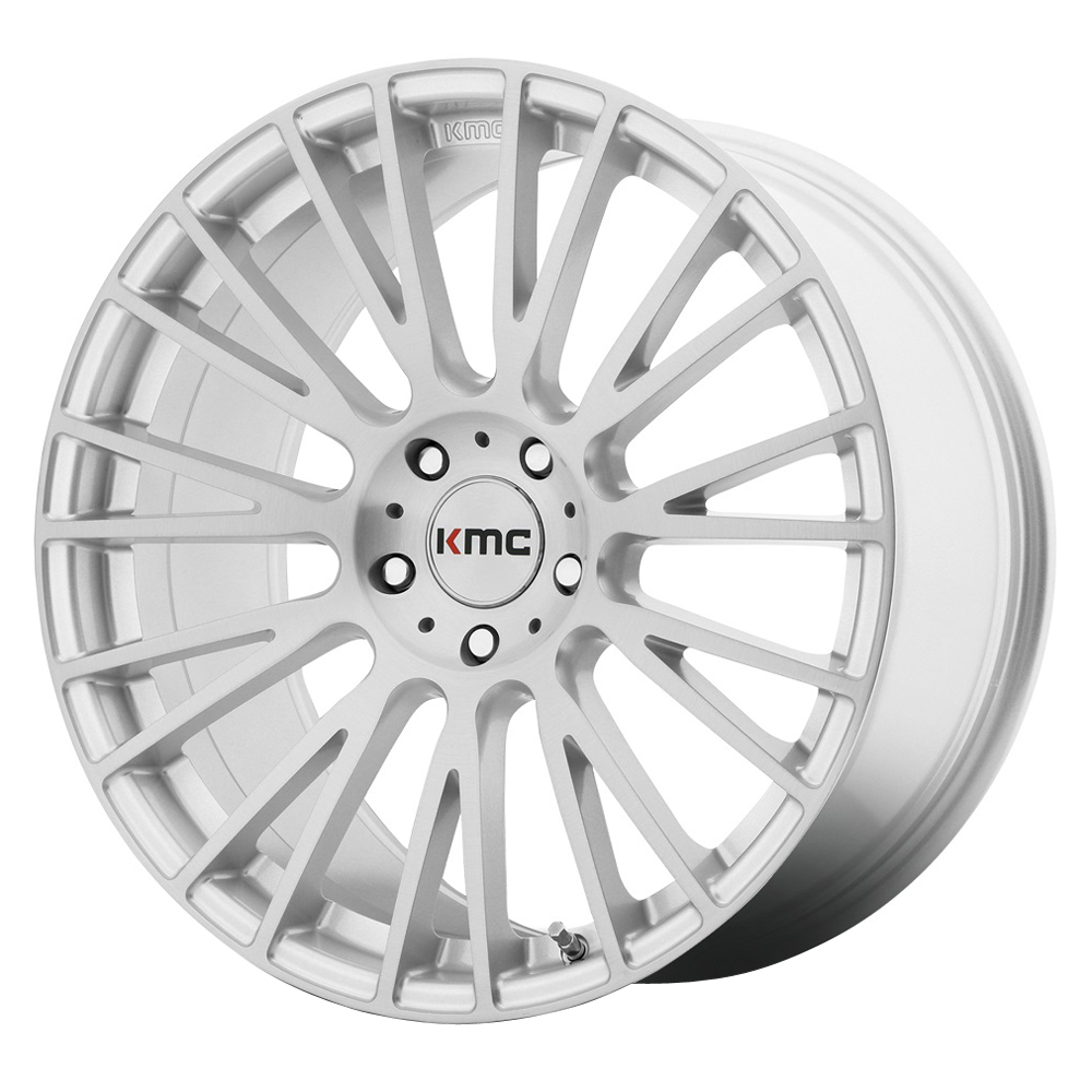 KMC Wheels KM706 Impact - Brushed Silver Rim Wheel Size 20x8.5 ...