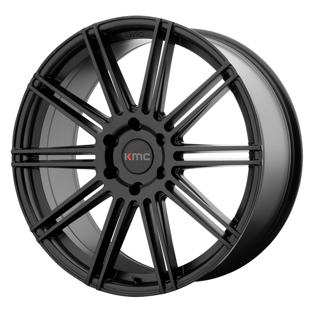 KMC Wheels KM707 Channel - Satin Black Rim Wheel Size 20x9 ...
