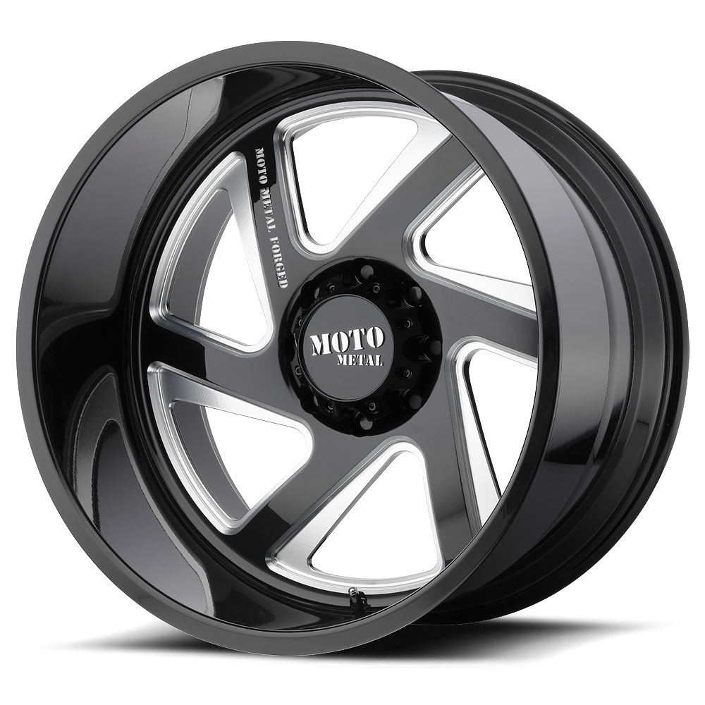 Moto Metal Wheels MO400 - Gloss Black Milled Rim - Performance Plus Tire