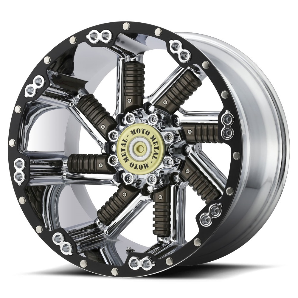 MO979 Buckshot - Chrome/Gun Metal Rim by Moto Metal Wheels ...