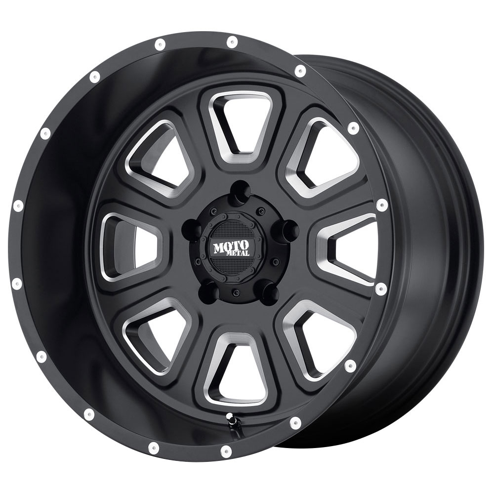 Moto Metal Wheels MO972 - Satin Black Milled Rim Wheel Size 17x9 ...