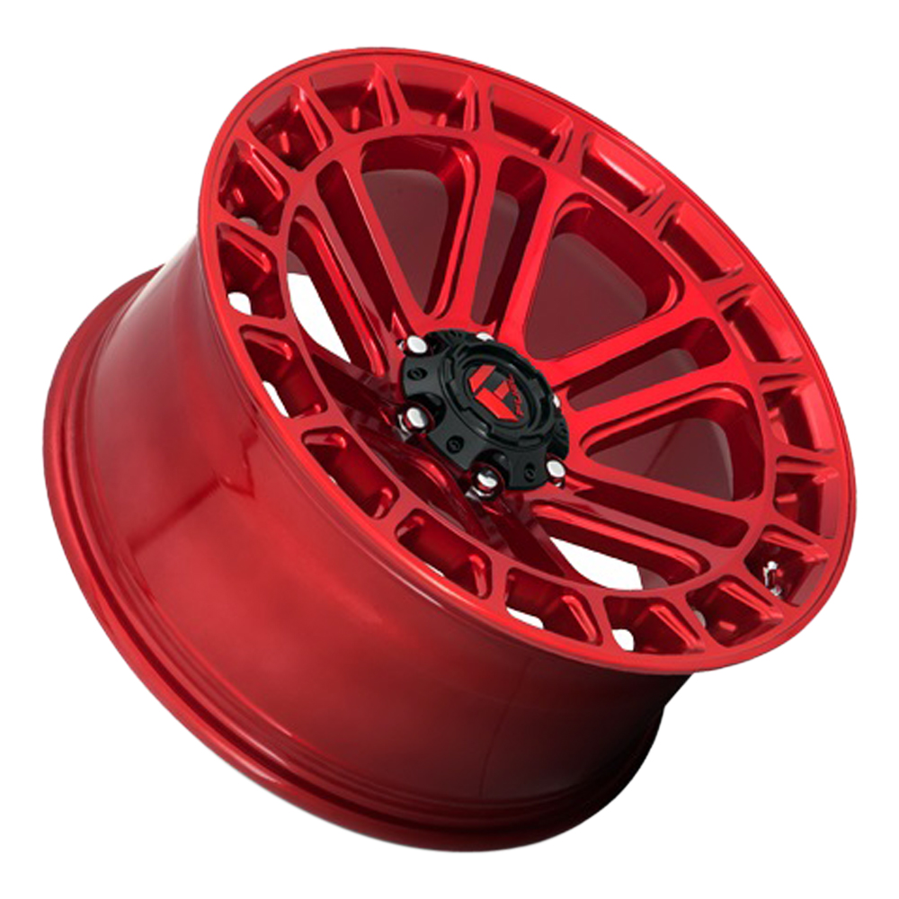 D720 Heater - Candy Red Machined Rim by Fuel Wheels Wheel Size 18x9 ...