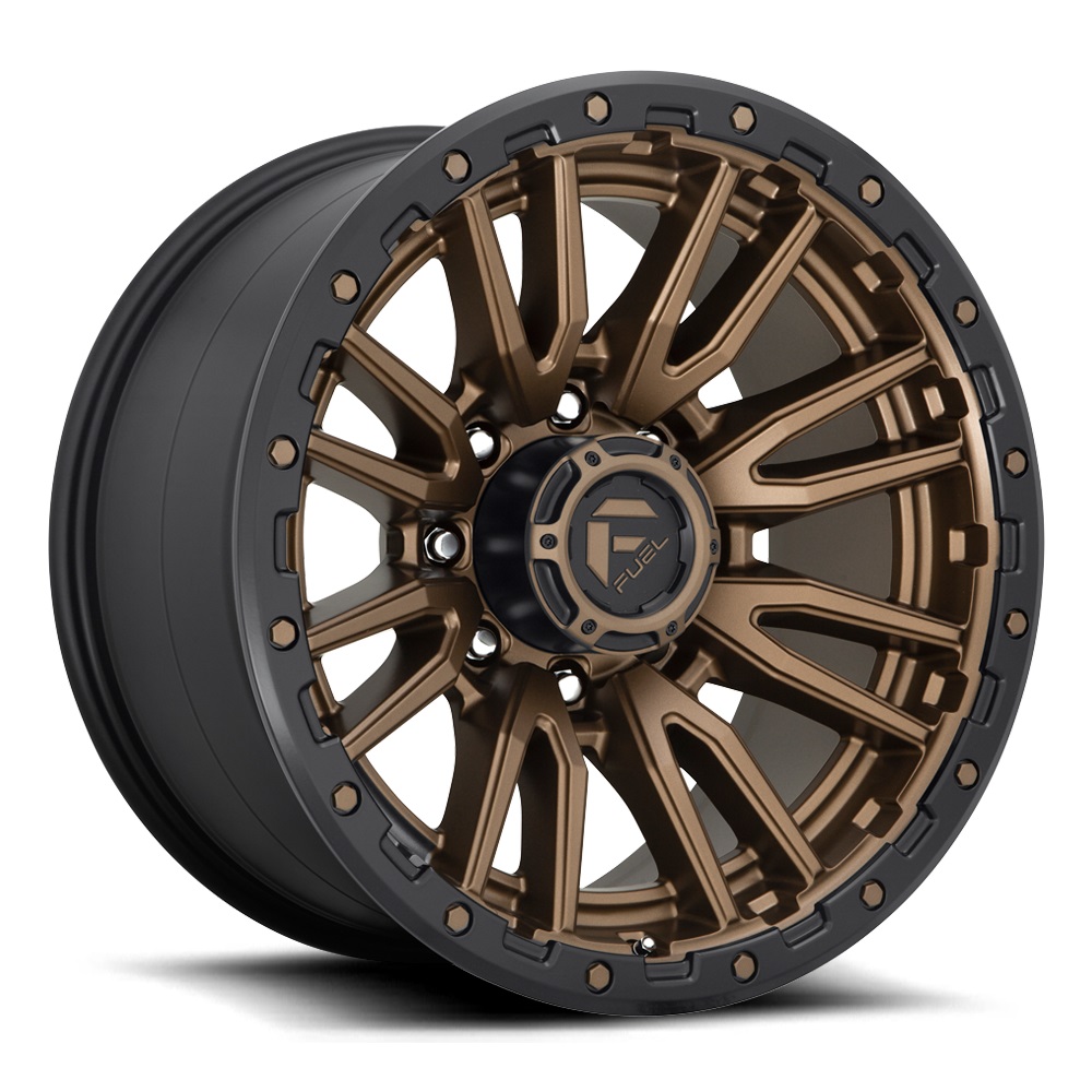 Fuel Wheels Rebel 8 D681 - Matte Bronze Black Bead Ring Rim ...