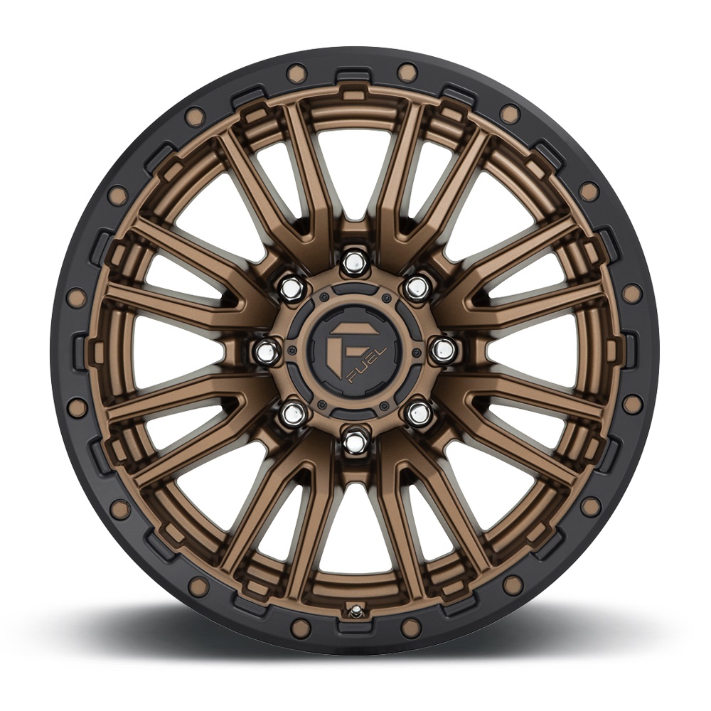 FUEL Rebel 8 D681 22X10 8x180 Offset 13 Matte Bronze Black Bead Ring ...