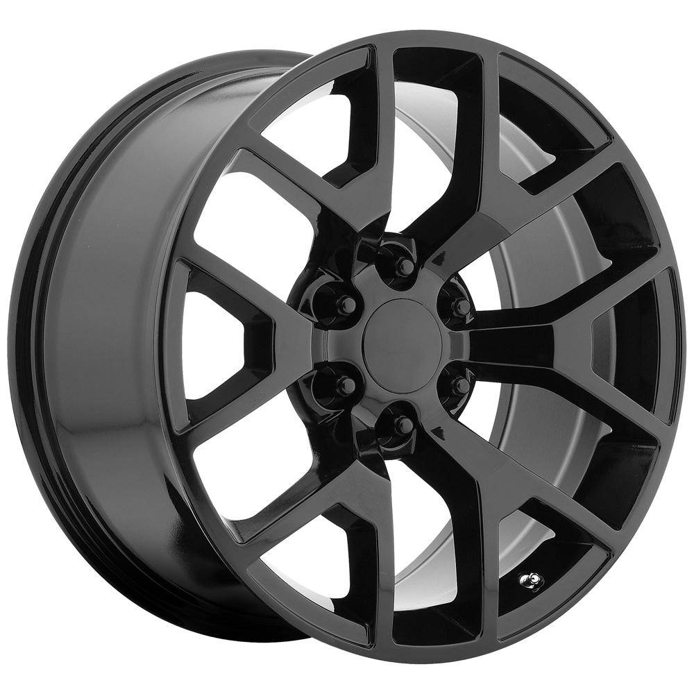 2014 GMC SIERRA - Gloss Black Rim by Topline Replica Wheels Wheel Size ...