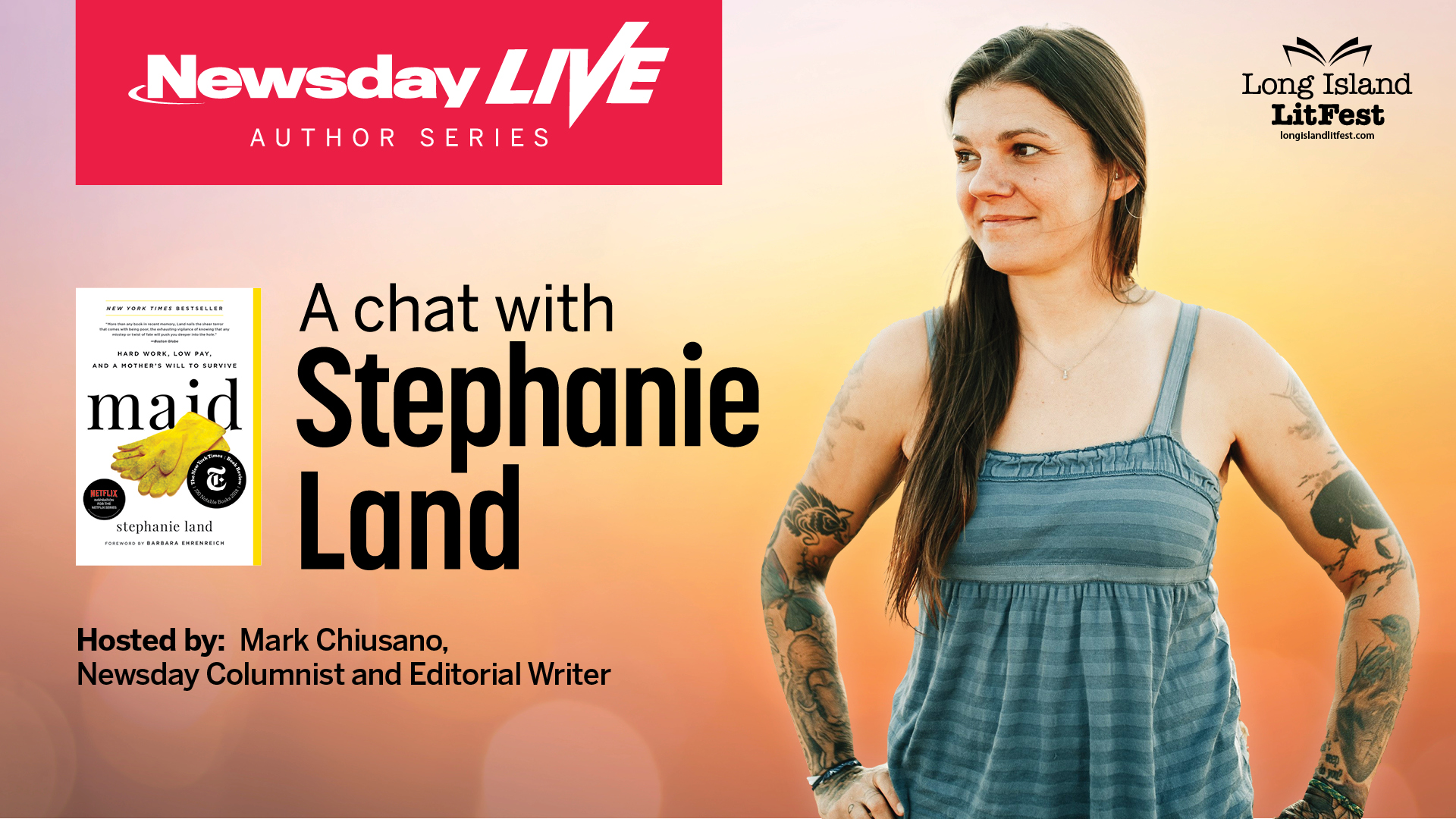 Newsday Live Author Series: A Chat with Stephanie Land - Newsday