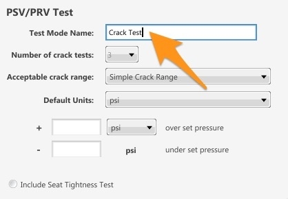 Create a custom Pressure Safety Valve / Pressure Relief Valve Test for ...