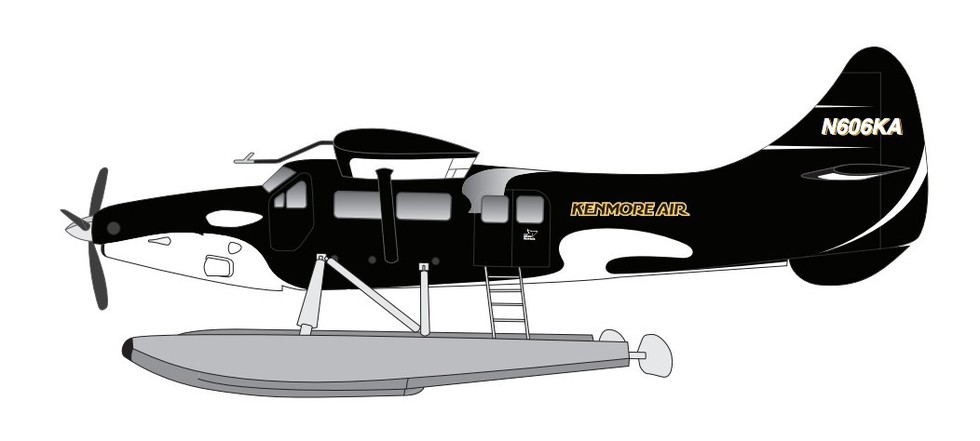 SeaPlane Gets A Makeover To Raise Awareness For Wild Orcas
