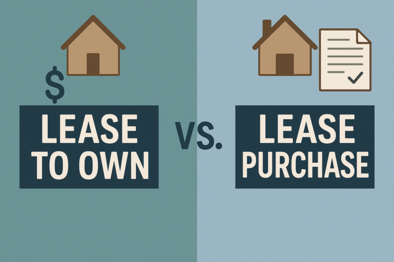 Difference between Lease to Own vs Lease Purchase