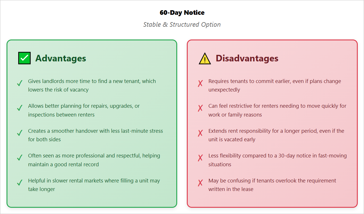 Every Landlord MUST Know These 30 and 60-Day Notice Rules