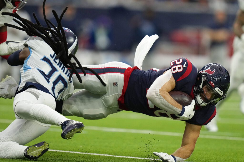 Rex Burkhead player prop bets for Texans vs. Colts | Week 1 | The ...