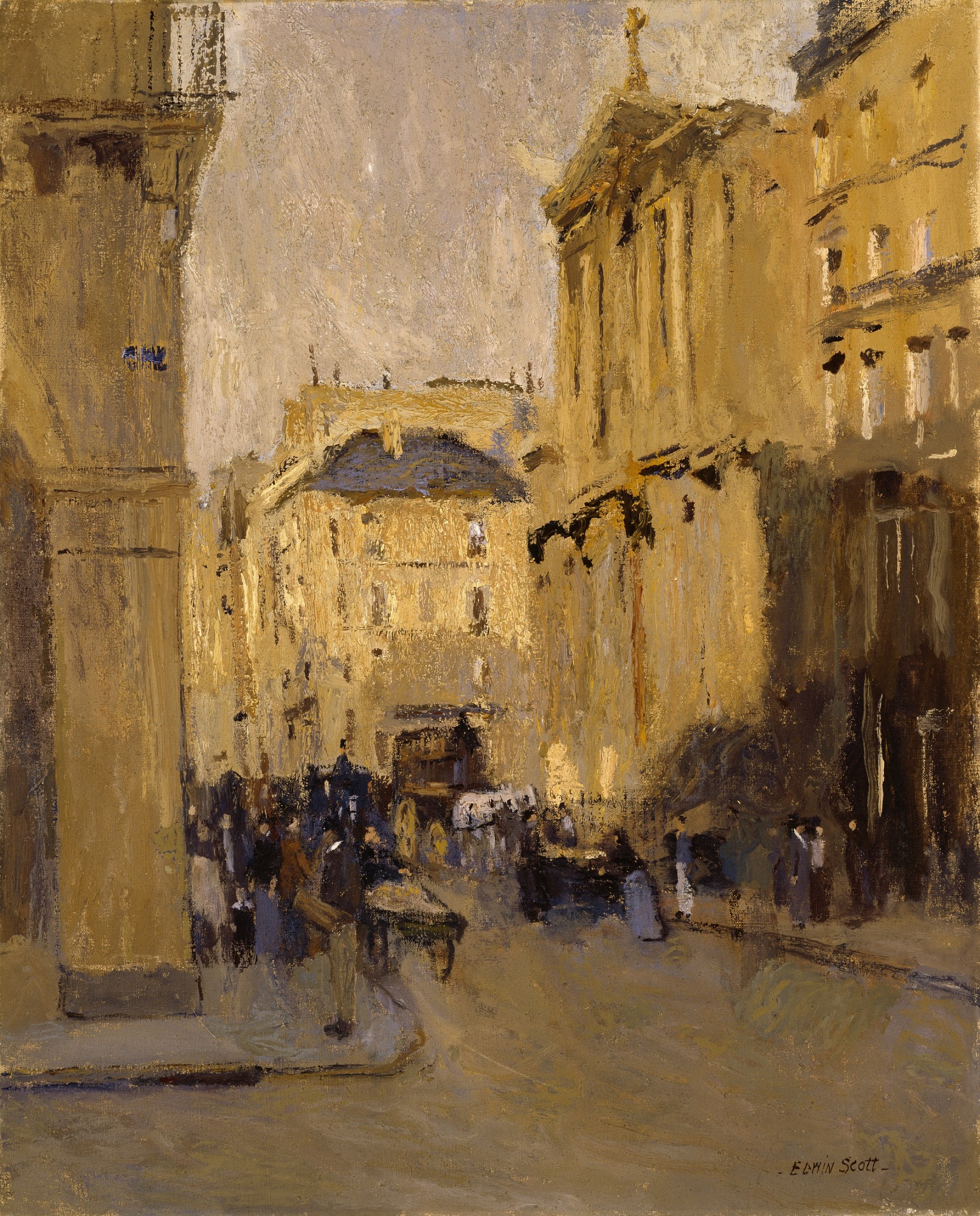Artwork Replica Saint Roche, Rue Saint Honore by Frank Edwin Scott ...