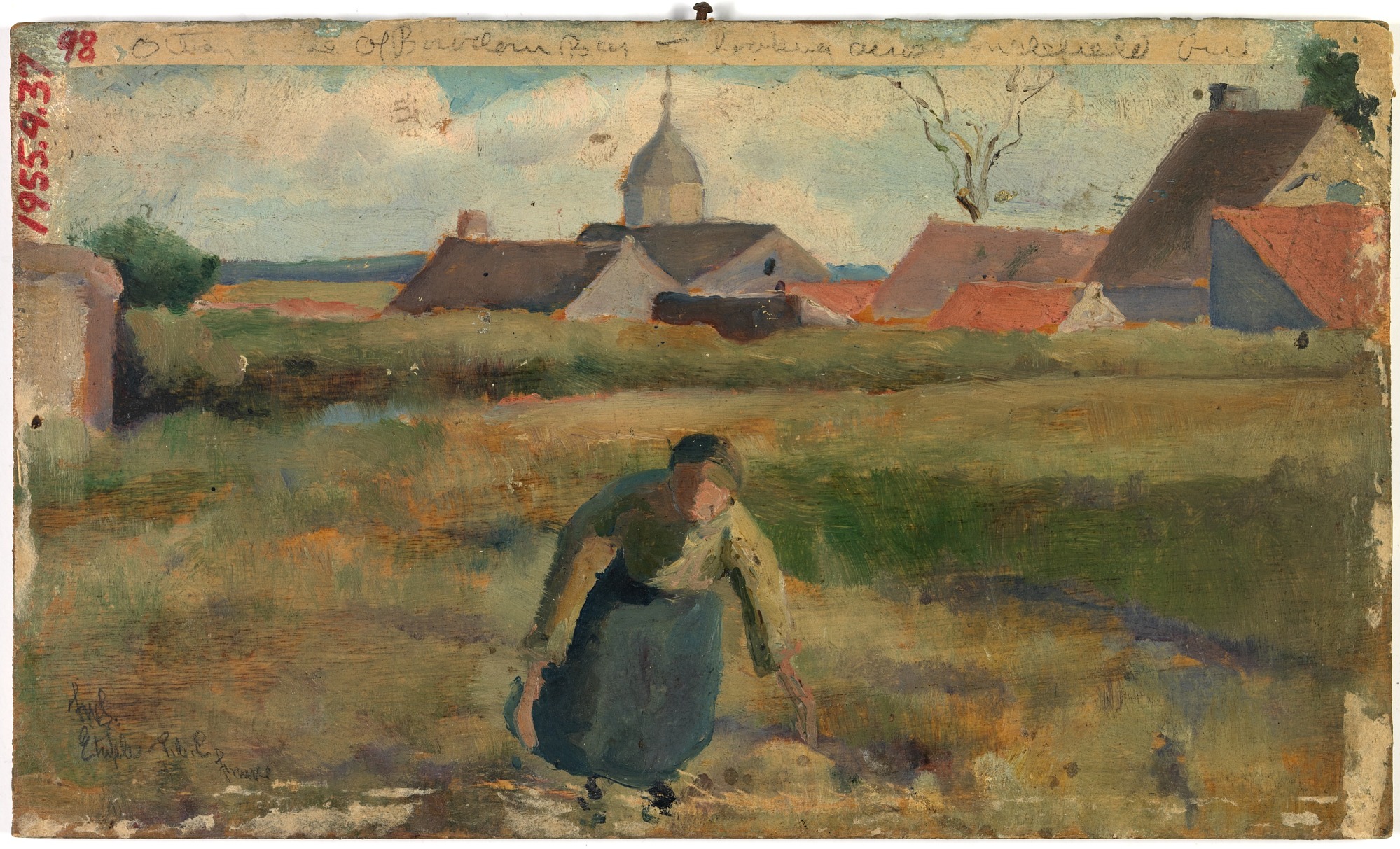 Museum Art Reproductions Untitled (Landscape Scene) by Frank Wilbert ...