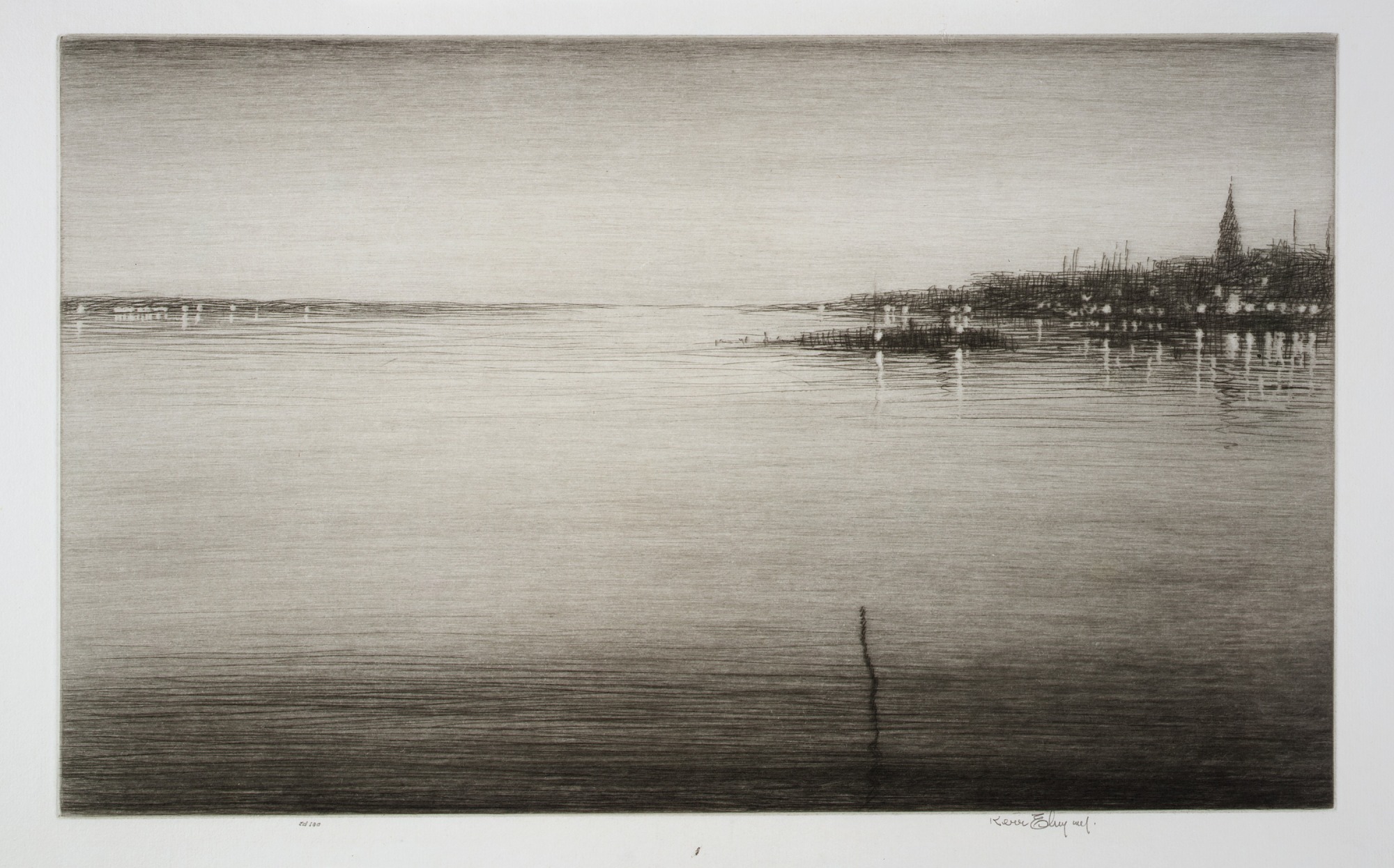 Art Reproductions Evening, 1931 by Kerr Eby (1889-1946) | WahooArt.com