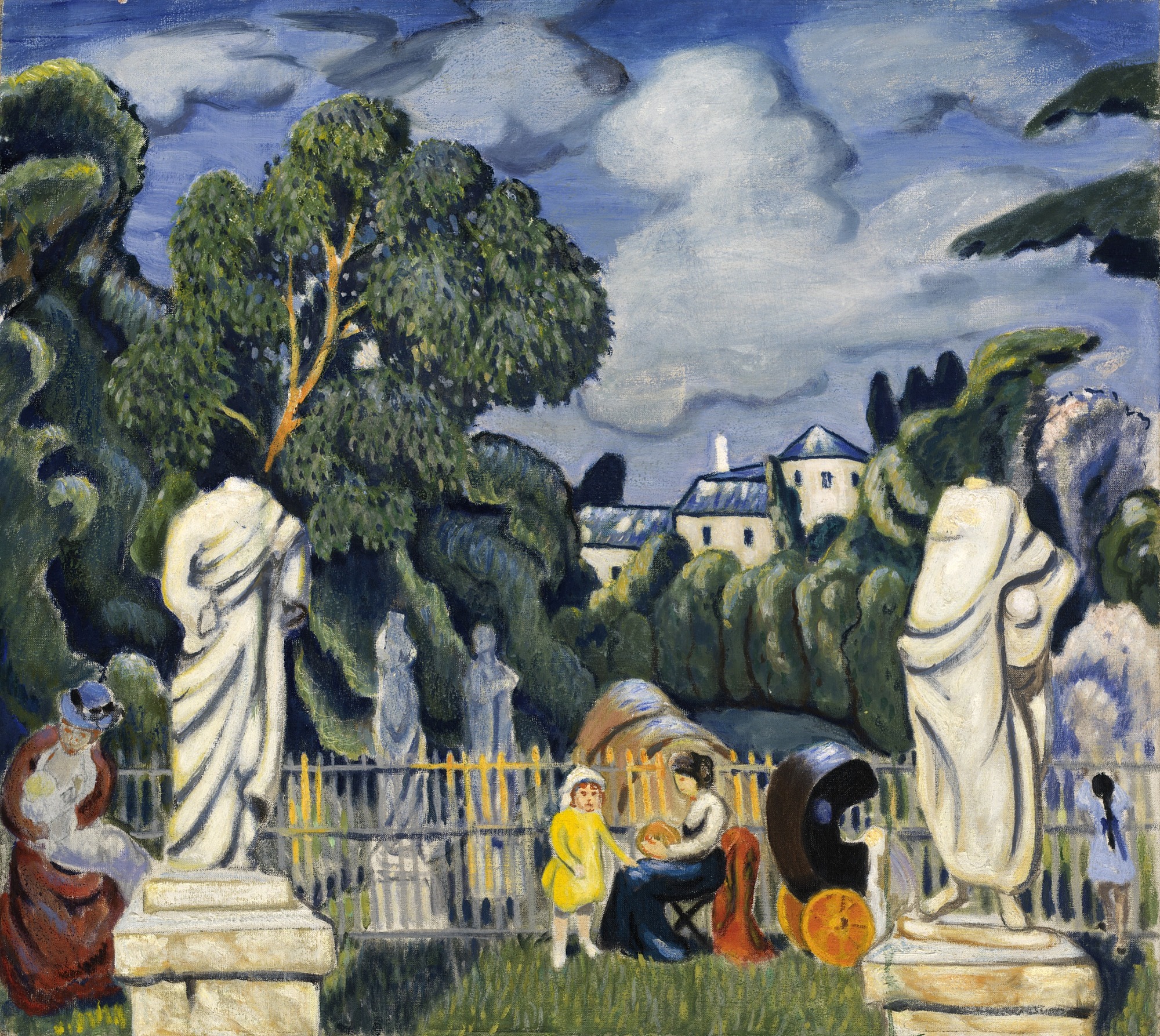 Museum Art Reproductions Nurse and Child in Garden by Frederic Clay ...