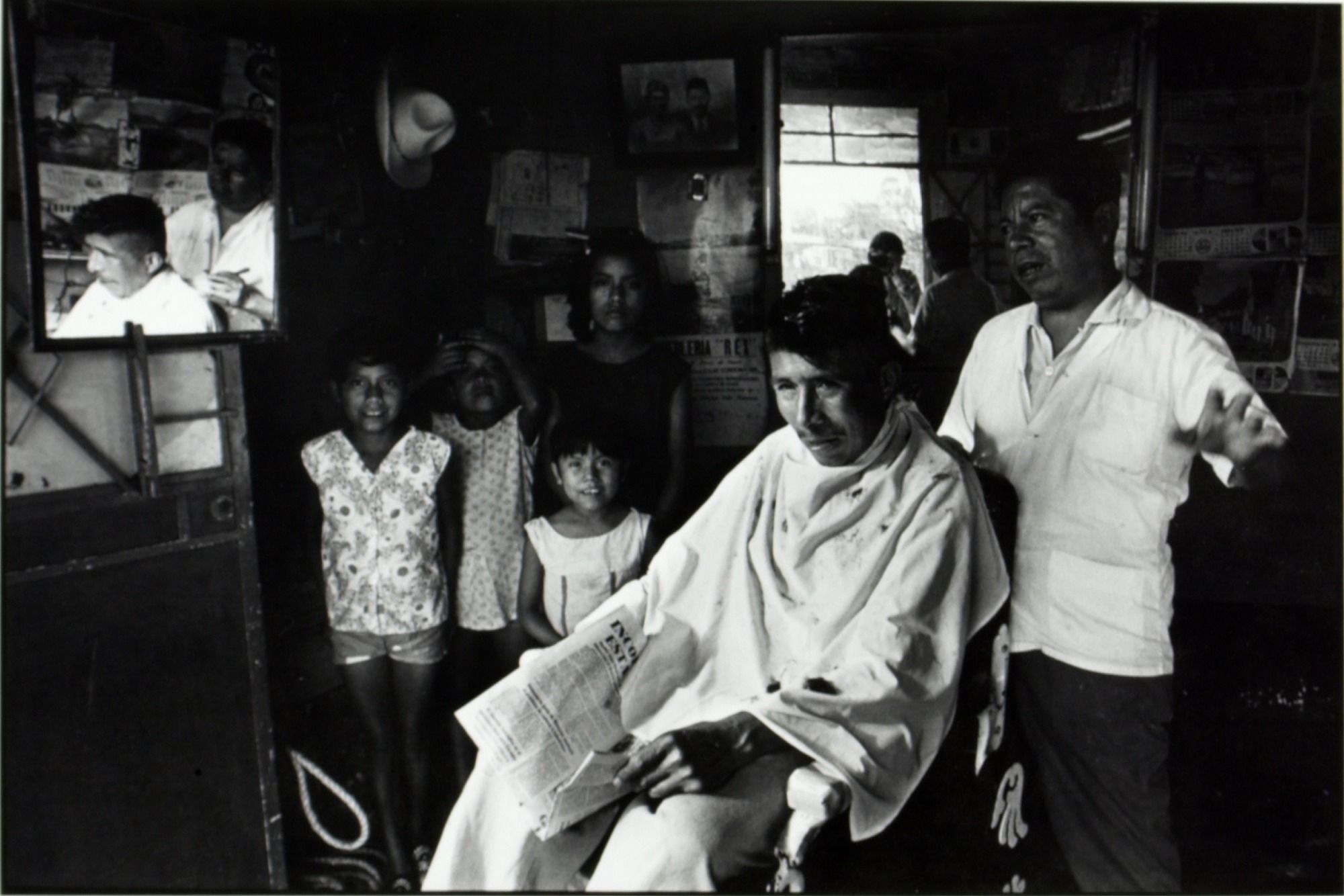 Untitled (Barber Shop) by Mike Mandel Mike Mandel | ArtsDot.com