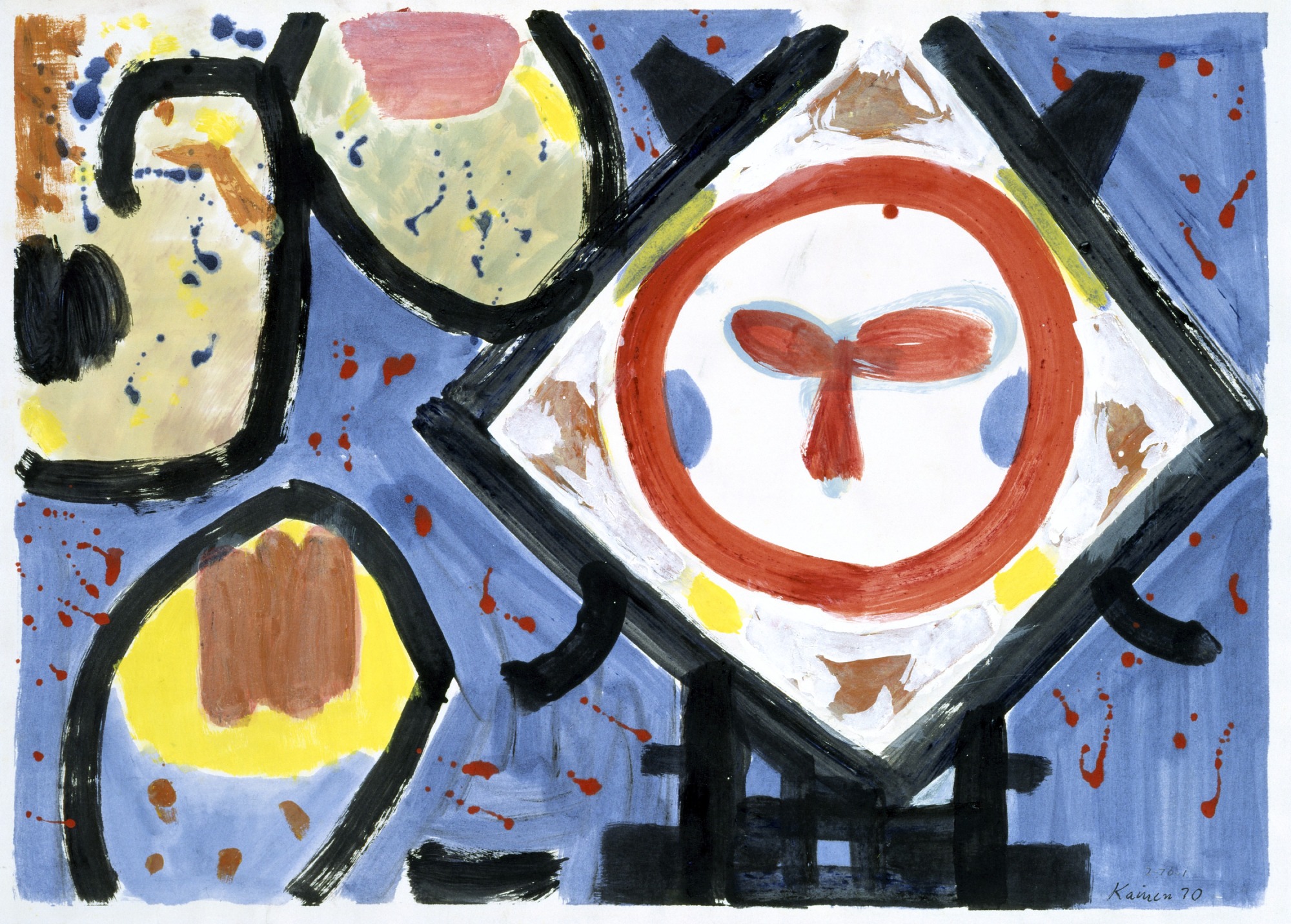 Fixation, 1970 by Jacob Kainen (1909-2002, United States) Jacob Kainen ...