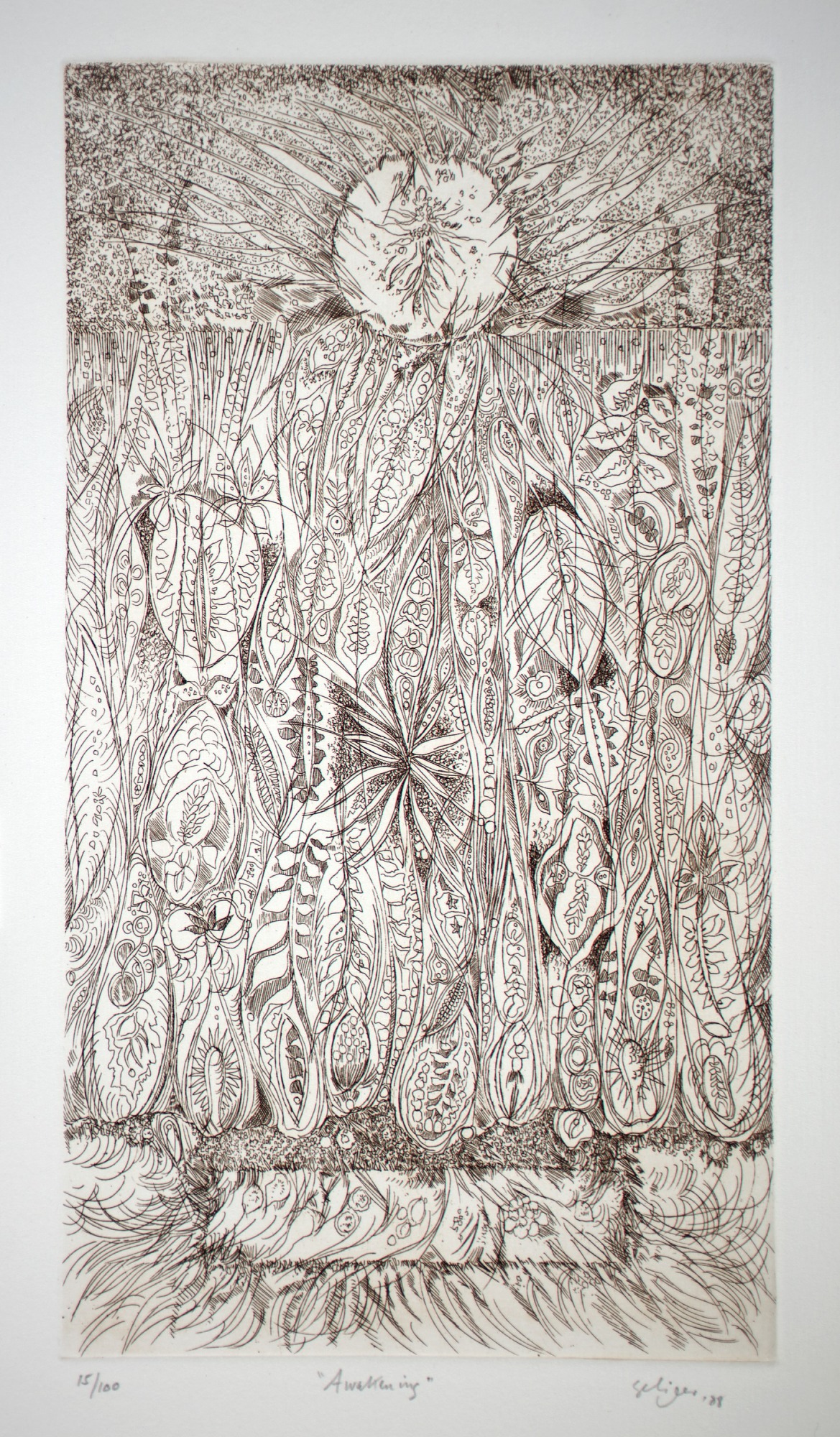 Awakening, 1988 by Charles Seliger (1926-2009) Charles Seliger ...