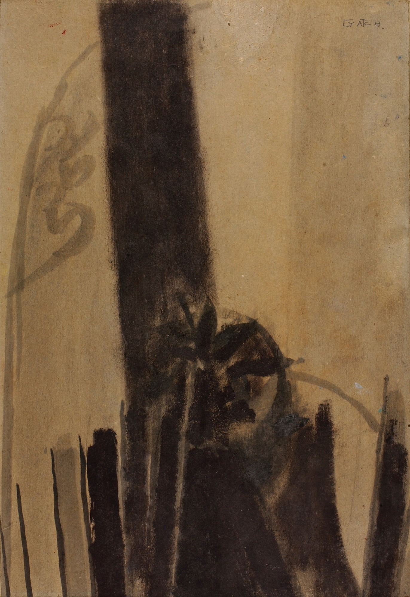 Sketch for Greenhouse, 1950 by Lee Gatch Lee Gatch | ArtsDot.com