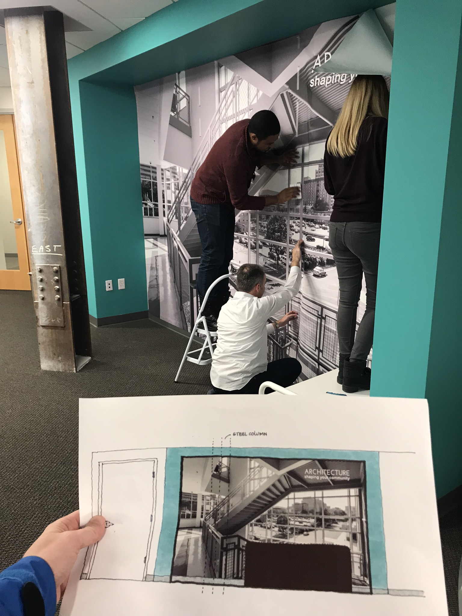 SEI's New Office Artwork | Smolen • Emr • Ilkovitch Architects (SEI)