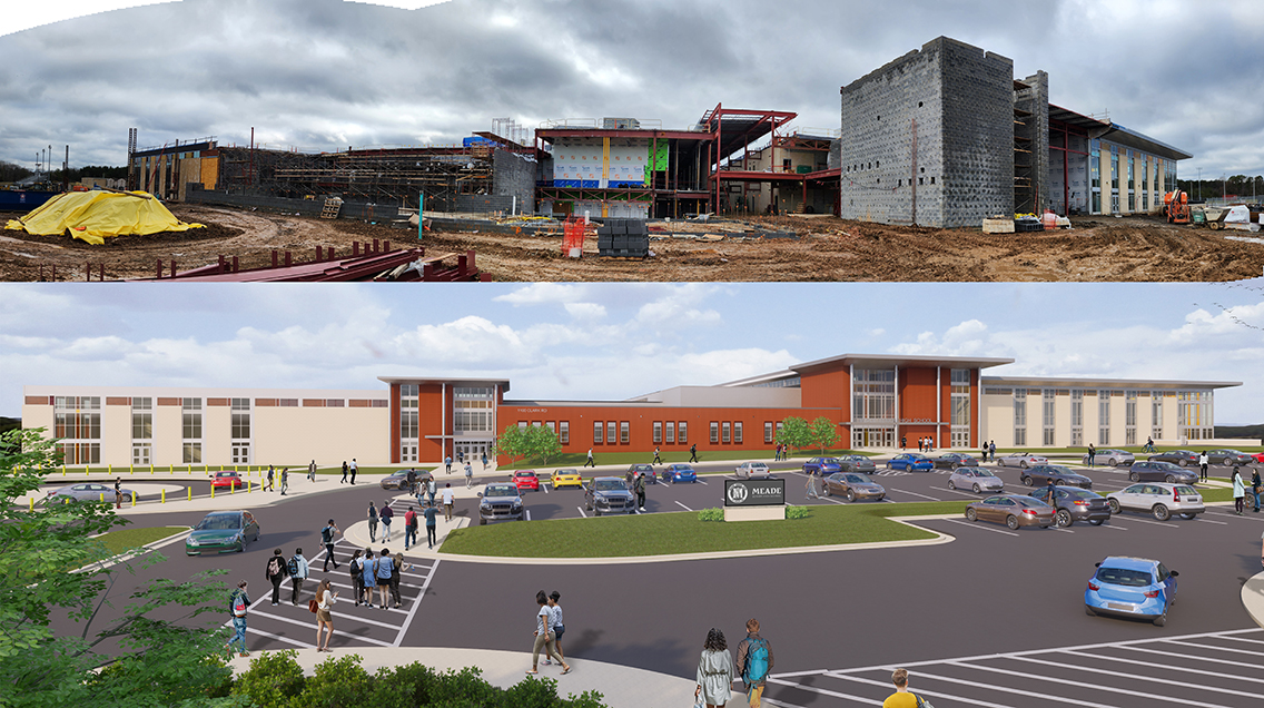 Meade High School - Construction Update | Smolen • Emr • Ilkovitch ...