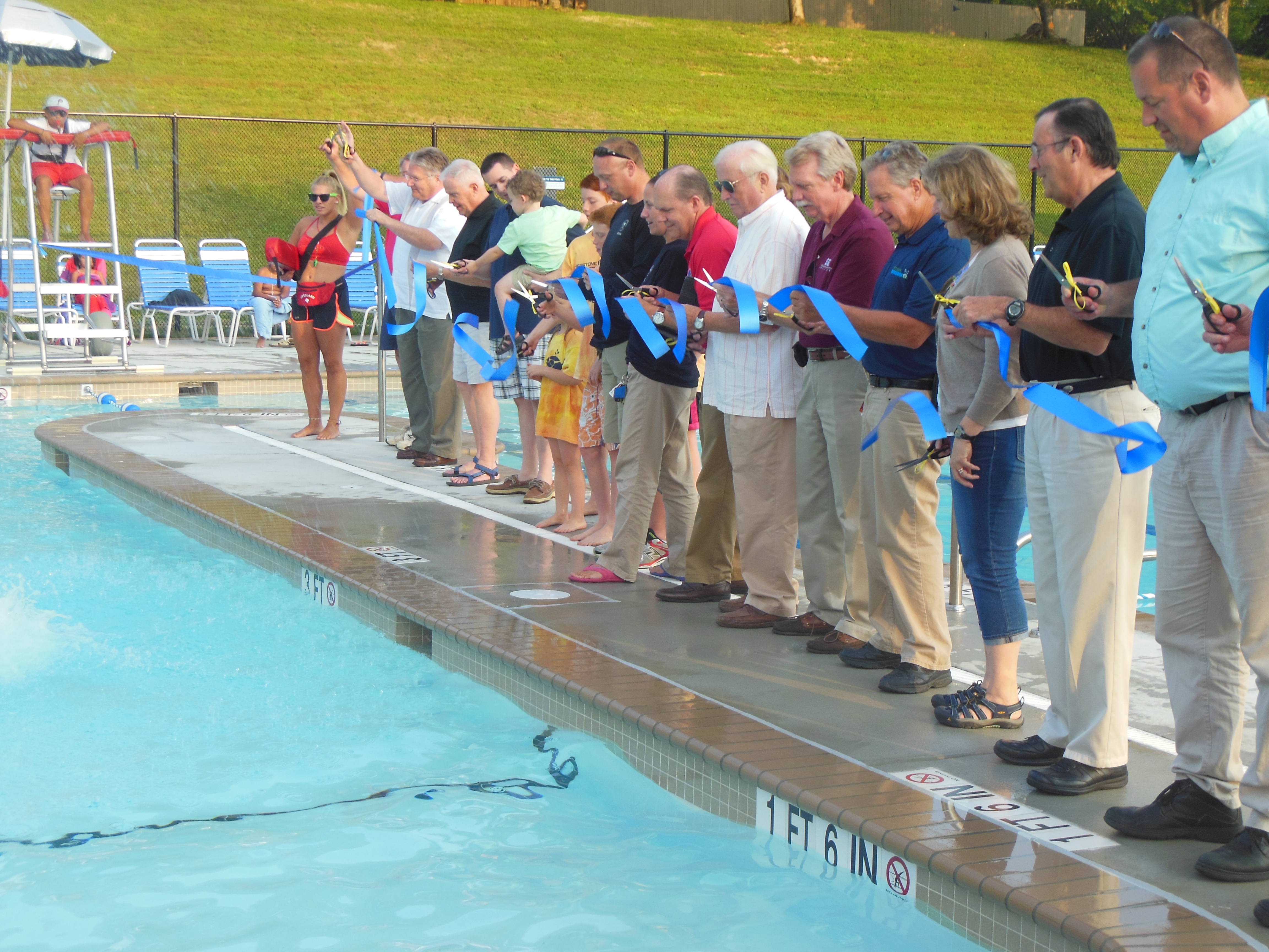 Whetstone Pool Ribbon Cutting | Smolen • Emr • Ilkovitch Architects (SEI)