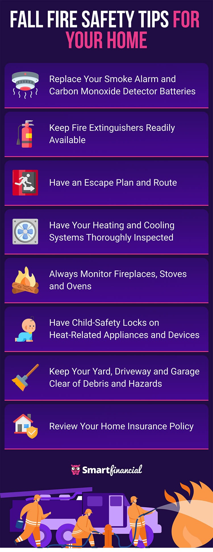 Fall Fire Safety Inside and Outside Your Home | SmartFinancial