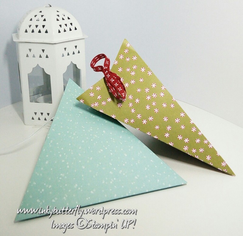 Triangular Treat Box | TheseAreMyStamps
