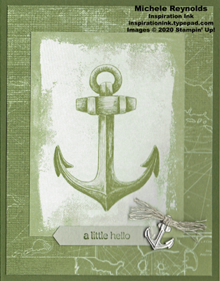 Itty Bitty Greetings Hello Anchor | TheseAreMyStamps