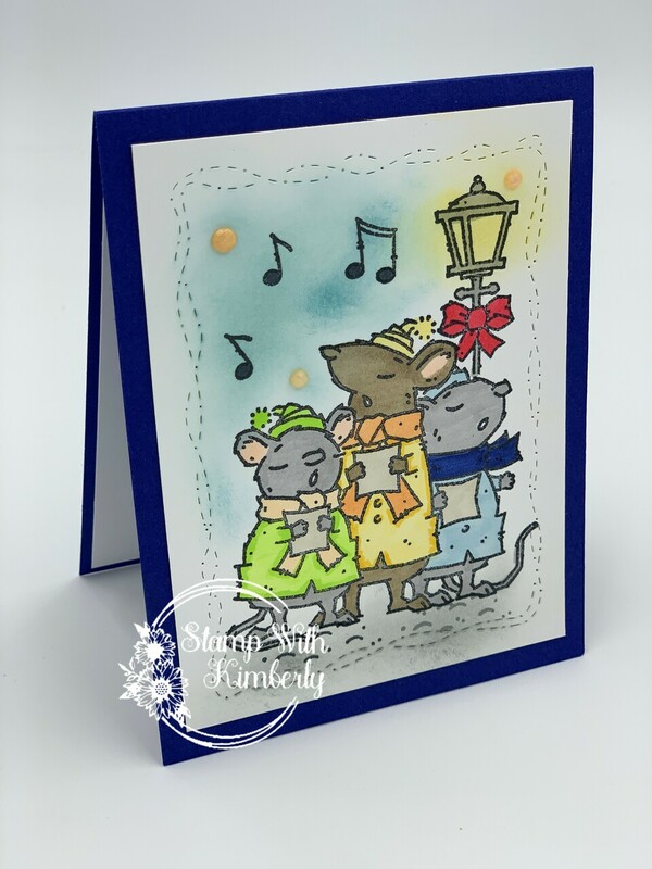 Stampin' Up! Caroling Mice | TheseAreMyStamps