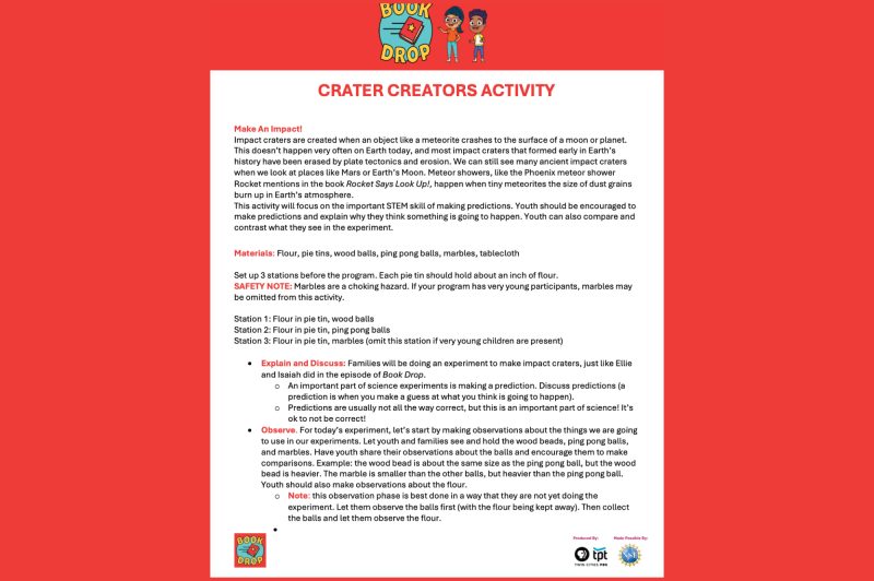 Crater Creators | PBS TPT Learn