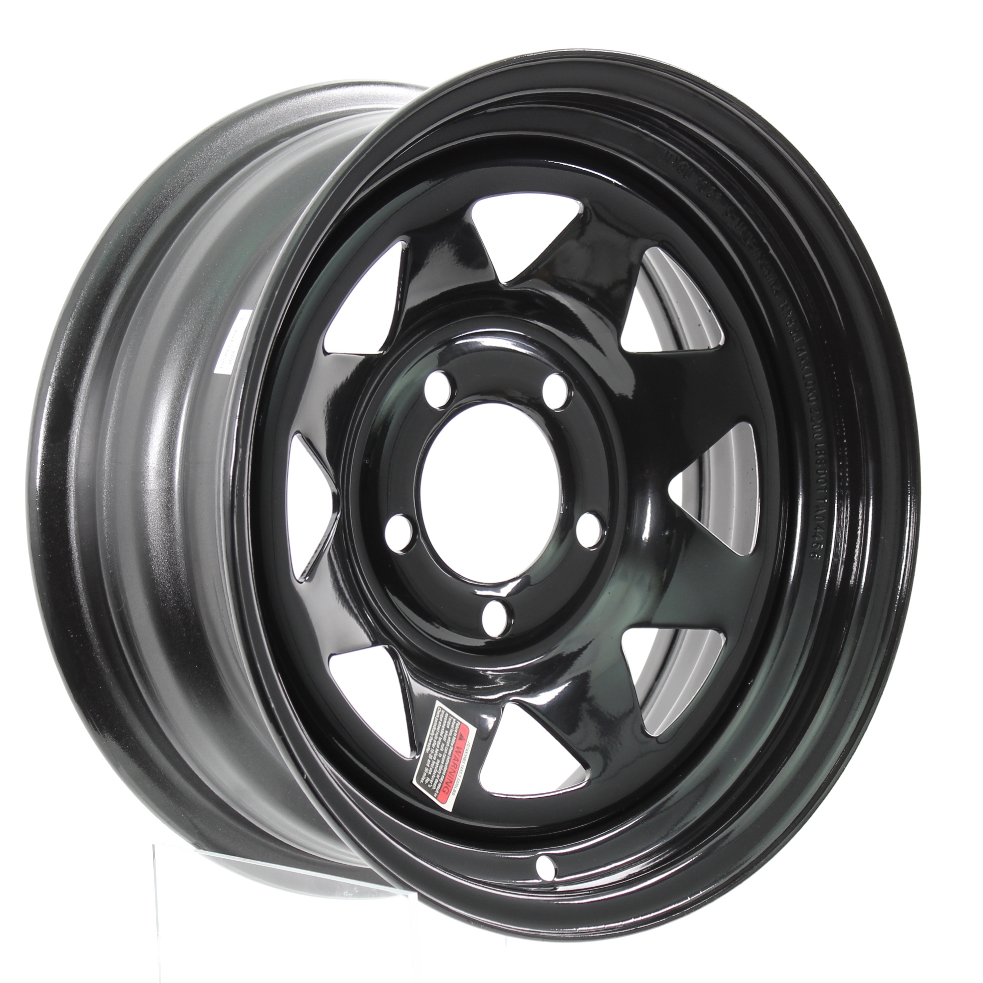 14x5 5 5 Lug Black Spoke Steel Trailer Wheel Trailer Set Go 