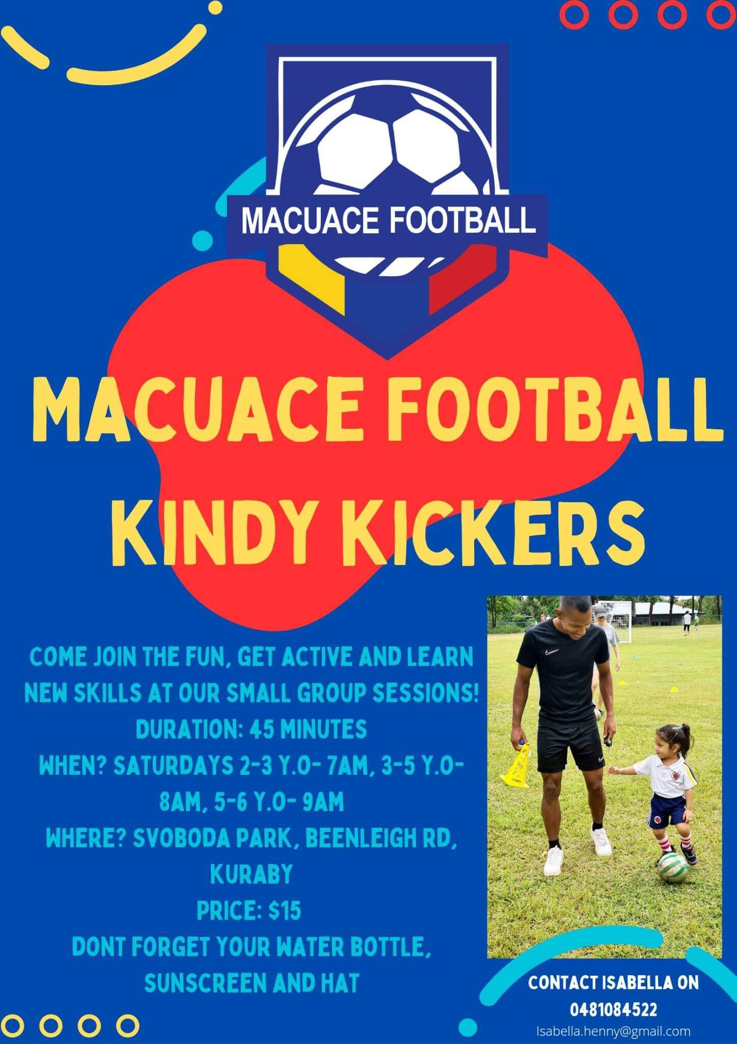 Kindy Kickers - Macuace Football