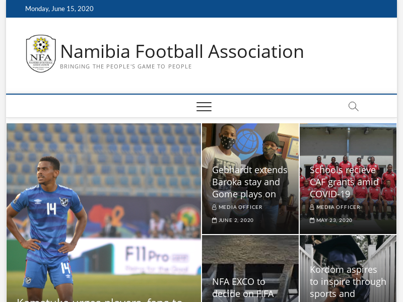 Namibia Football Association - Verlete Sports