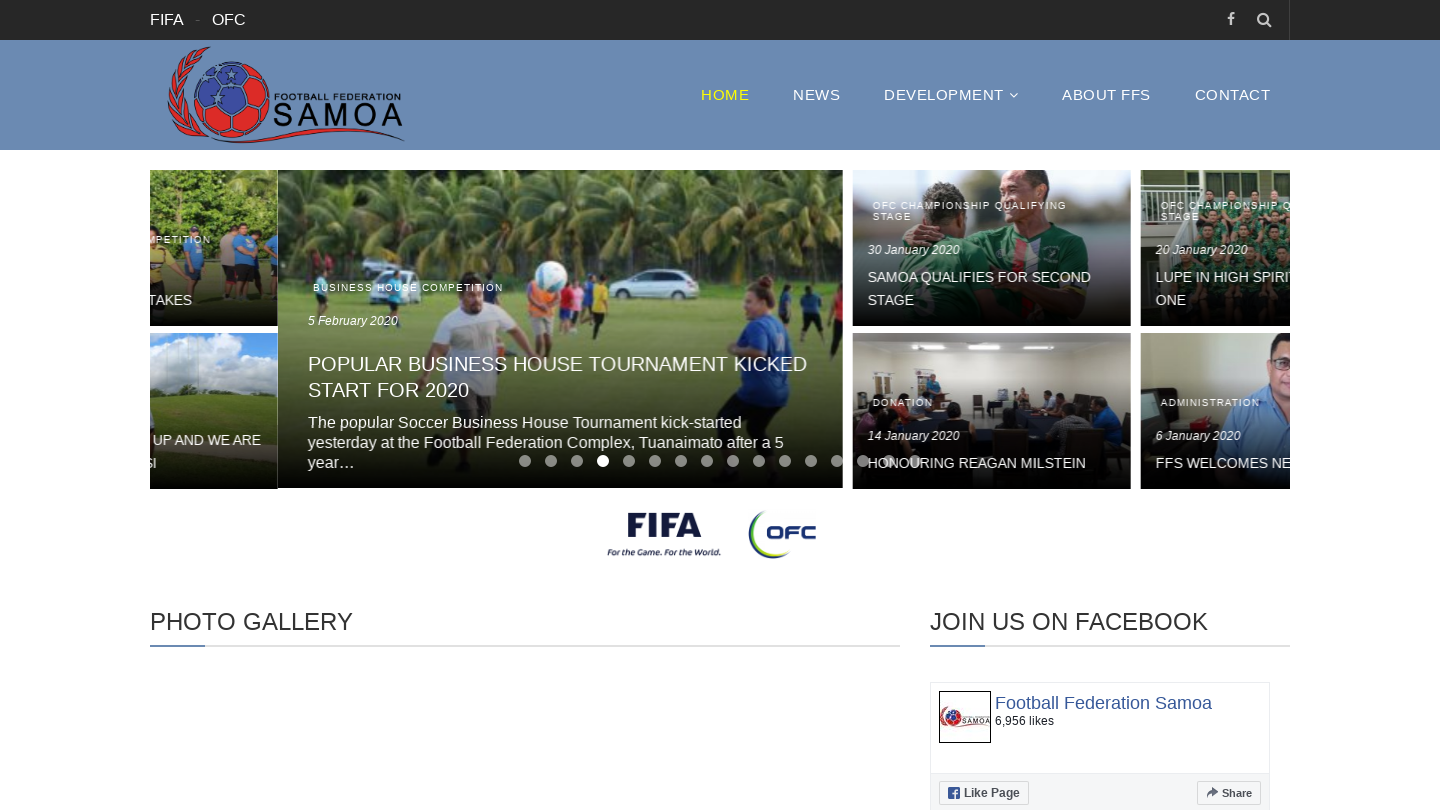 Football Federation Samoa - Verlete Sports