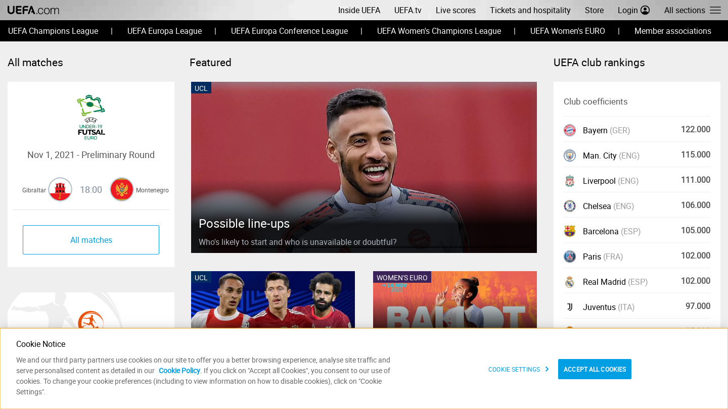 Union Of European Football Associations