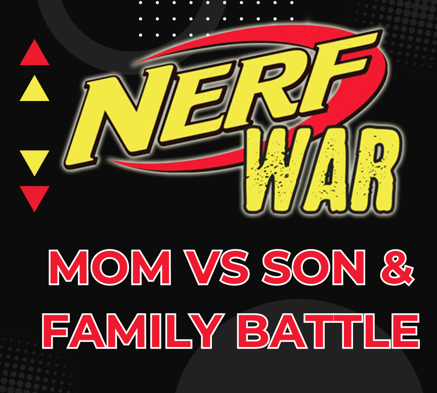 Nerf Battle Mom vs Son - Visit Kosciusko County