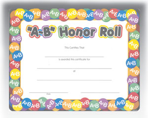 A-B Honor Roll | Awards International