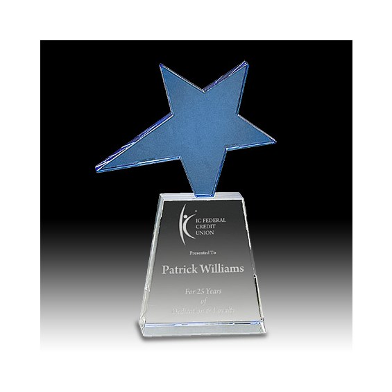 8" Crystal Shooting Star Award | Awards International