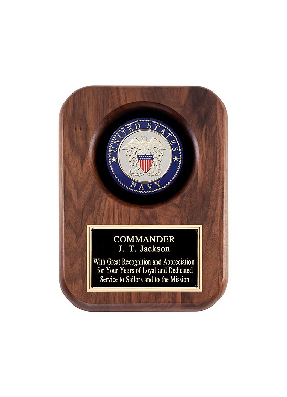 9 X 12 Navy Plaque | Awards International