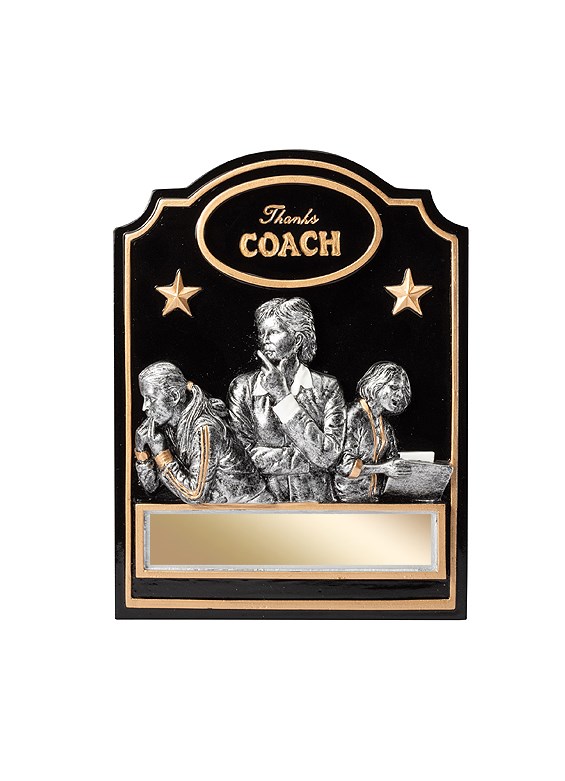 7" Female Coach Resin Plate | Awards International