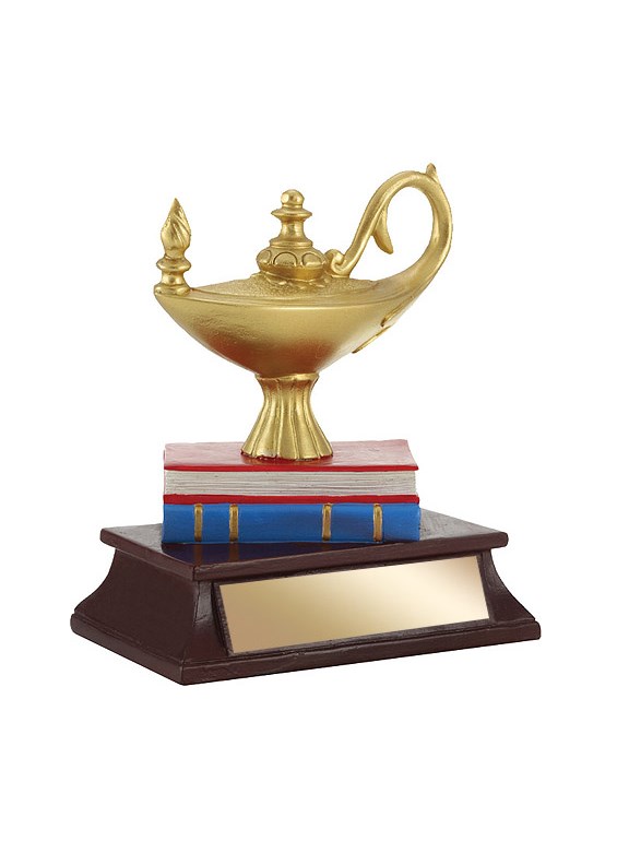 5.25" Lamp of Knowledge Resin | Awards International
