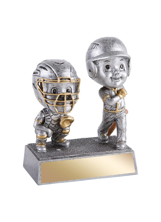 6" Baseball Double Bobblehead | Awards International